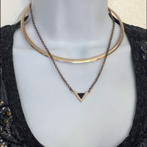 Jewelry | Two Tiered Gold Necklace Jewelry Box Cleanout | Poshmark